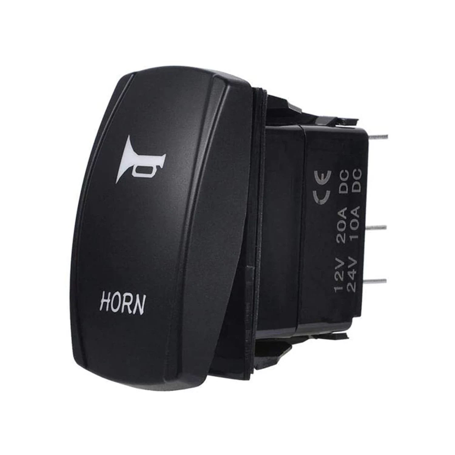 HORN Blue Light Marine Rocker Switch - WEUP
