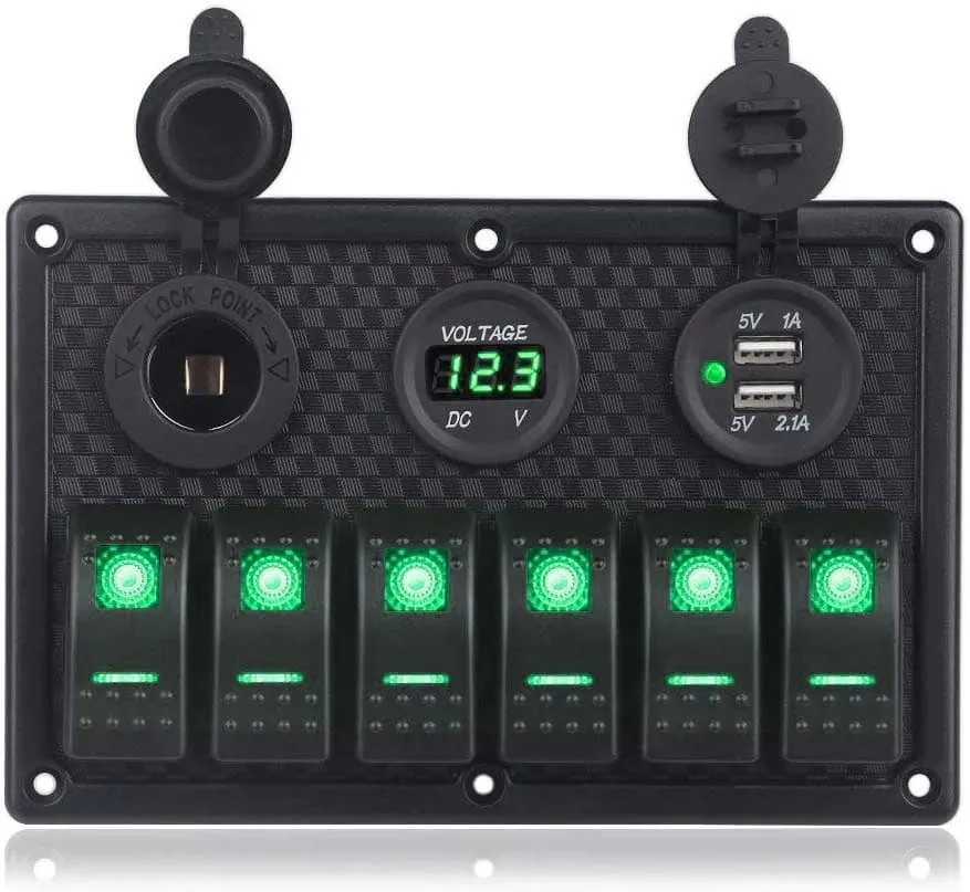 Marine Rocker Switch USB - WEUP