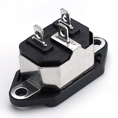 ST-A01-002L M04 AC Socket IEC 60320 (C14) 15A 10A 250V Appliance Inlet ...