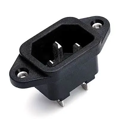 ST-A01-002LB-04 AC Socket IEC 60320 (C14) 15A 10A 250V Appliance Inlet ...