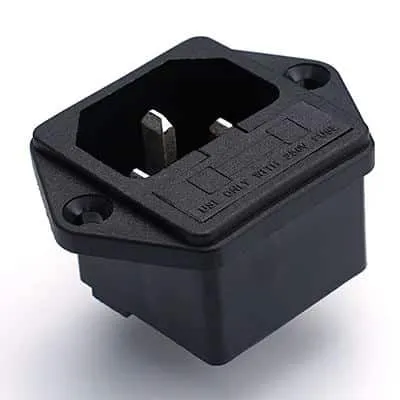 ST-A01-004L3 AC Socket IEC 60320 (C14) 15A 10A 250V Appliance Inlet iec ...