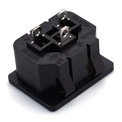 ST-A02-001KU IEC AC Power Outlet Socket 60320 C13 Connector Female ...