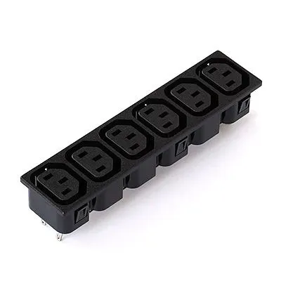 ST-A02-K6 IEC AC Power Outlet Socket 60320 C13 Connector Female Socket ...