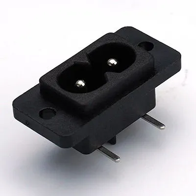 ST-A03-002AT4 AC Power Socket C8 Electrical Panel Mount Plug Adapter AC ...