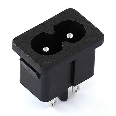 ST-A03-004JS IEC C8 inlet power wall socket 2pins male electric ...