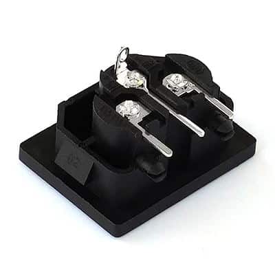 ST-A04-002KA-720-T6T4 IEC C8 inlet power wall socket 3pins male ...