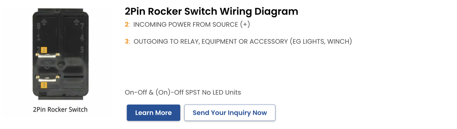 Rocker Switch Wiring Diagrams - WEUP