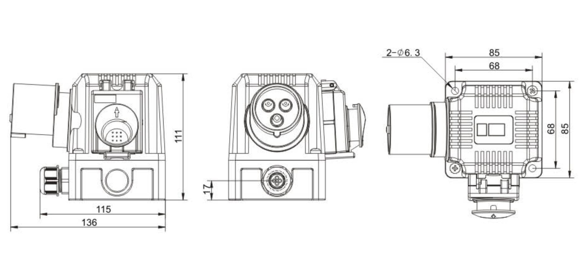 DZ08-2C4 مفاتيح الضغط الكهرومغناطيسي لمنشار الطاولة - WEUP